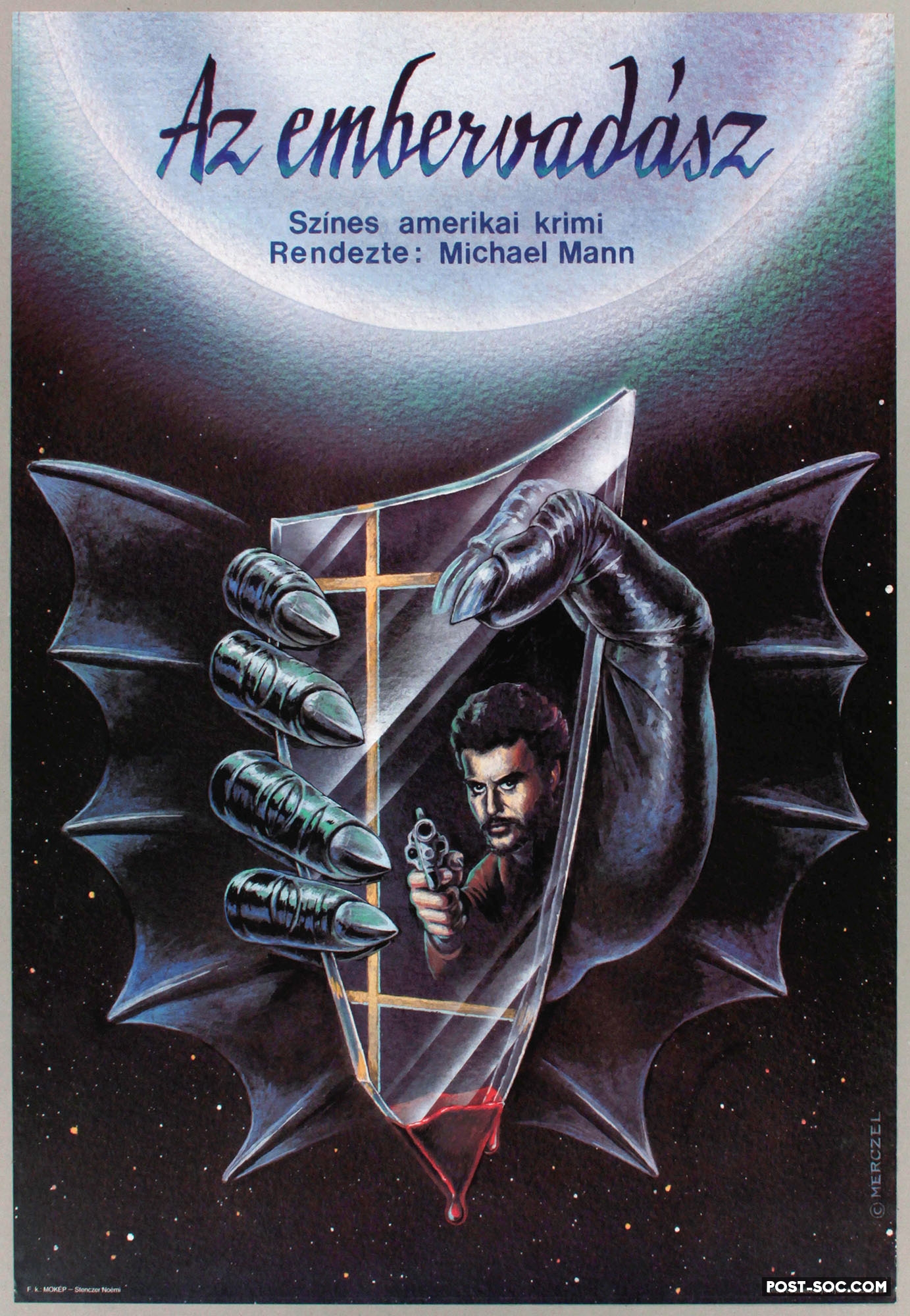 POST-SOC - Manhunter - 1 Sheet Hungarian Movie Poster